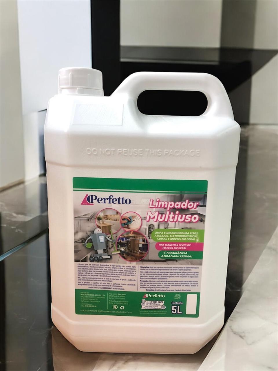 Limpador Multiuso Tutto Perfetto Galão 5 Litros - tuttoperfetto.com.br